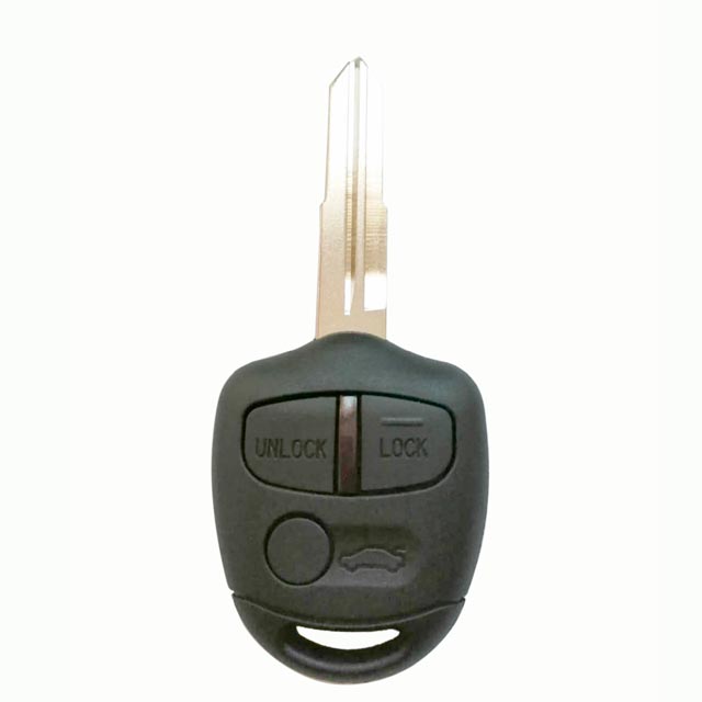 MK350002 3 Button Head Key Remote 433MHz id46 Chip Car Key for Lancer ...