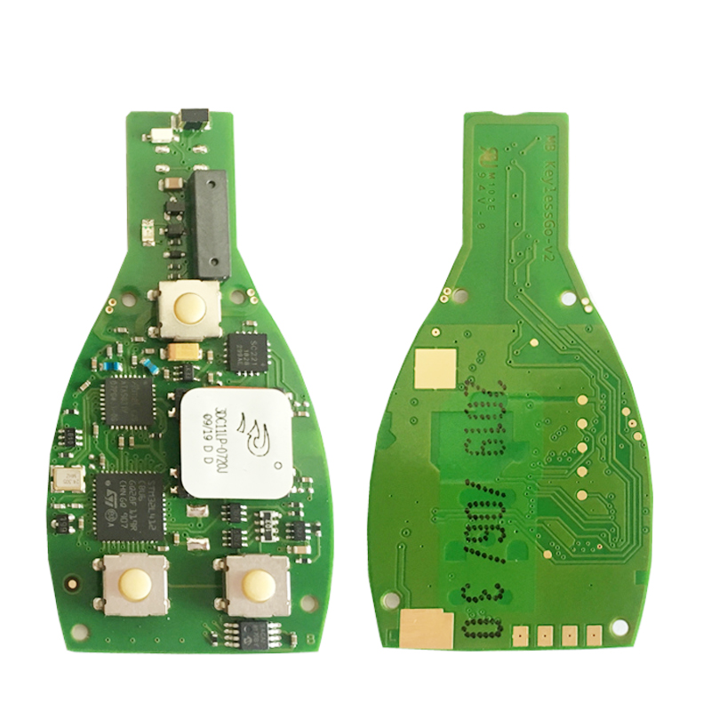 MK100009 3 Button 315/434MHZ Smart Key PCB for Mercedes Benz FBS3 ...
