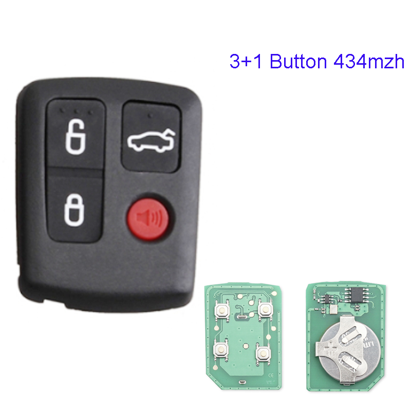 MK160071 433MHZ 3+1 Buttons Remote Key For Ford BA BF Falcon SedanWagon ...