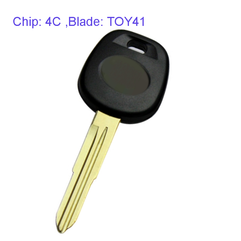 MK190056 Head Key for T-oyota with 4C Transponder Key Replacement TOY41 ...