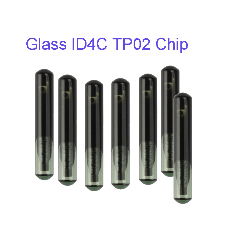 FC300050 Blank key Glass ID4C TP02 Chip Transponder for Car Key Chip ...