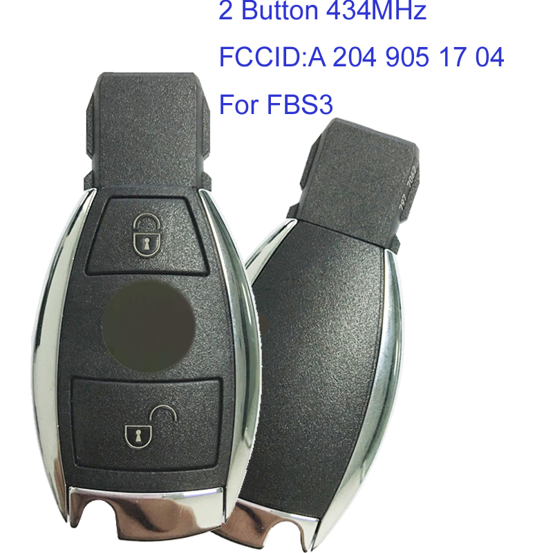 MK100033 2 Button 434MHz Smart Key for Mercedes W204 C-Class FBS3 ...