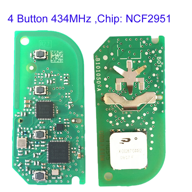 MK110096 4 Button 434MHz Smart Key PCB Panel for BMW BDM G-Series ...