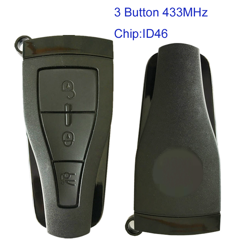 MK390001 3 Button 433MHz Smart Key Remote for MG 6 MG6 Auto Car Key Fob ...