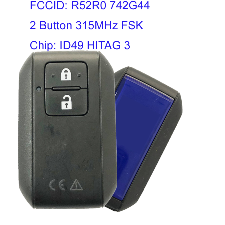 MK540037 2 Button 315MHz FSK Smart Key Control for Mazda Remote Auto ...