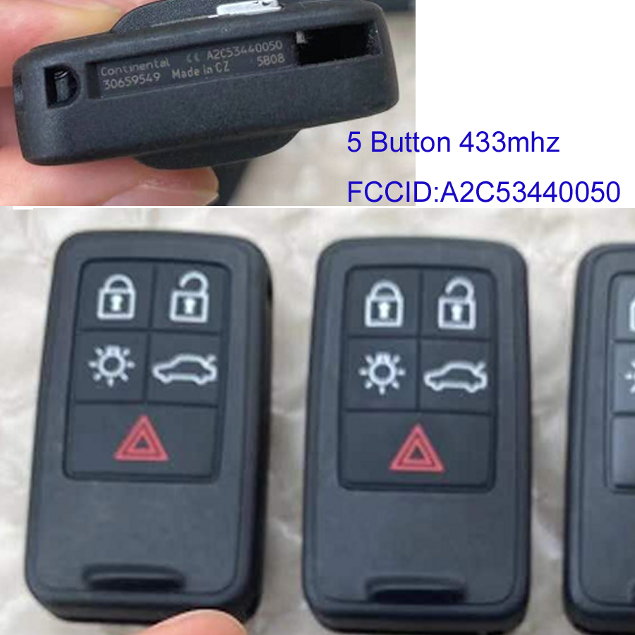 MK170003 6 Buttons 902mhz Smart Key for Volvo PCF7953 5WK49226 Remote ...