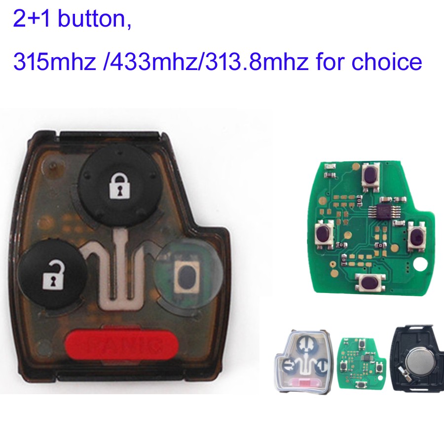 MK180132 3+1 Button 433mhz Smart Key for H-onda CRV Auto Car Key Fob ...