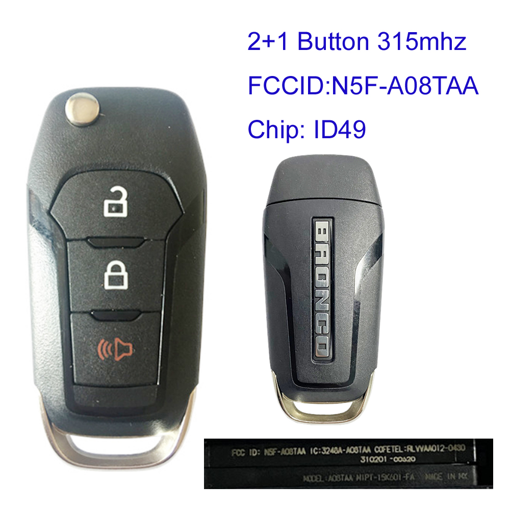 MK160094 Original 433MHZ 4 Button Smart Key for Mustang Remote Control ...