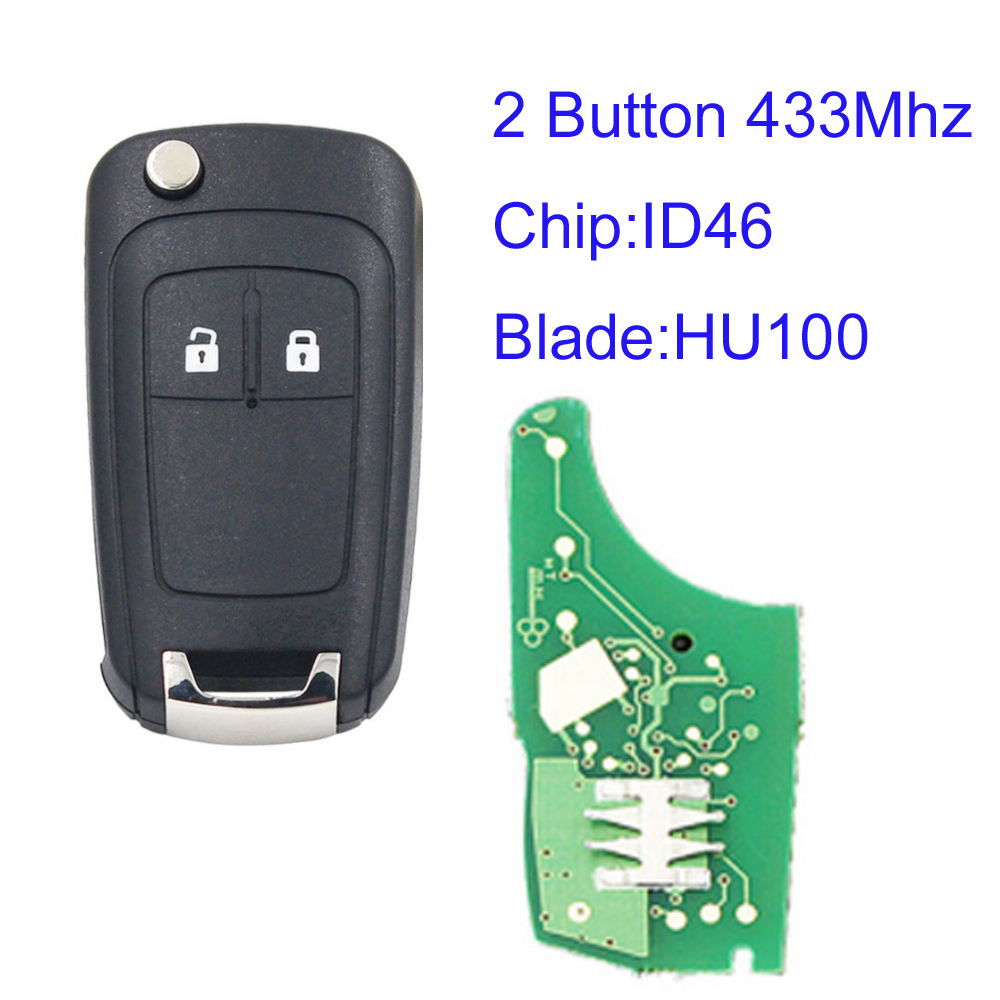 MK460010 3 Button 433.92MHz Key Remote Control for Vauxhall Opel Vectra ...