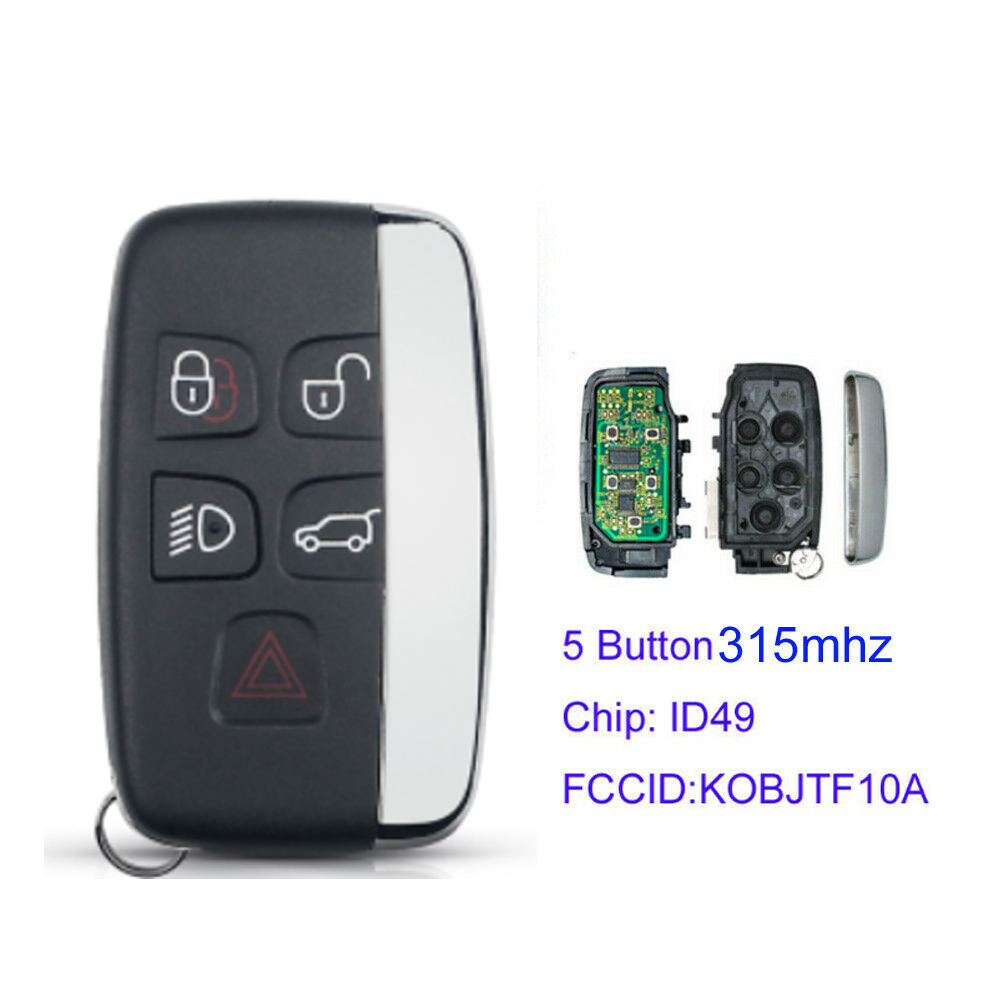 MK260007 4+1 Button Smart Car Key 315mhz PCF7953P Keyless Go Key for ...
