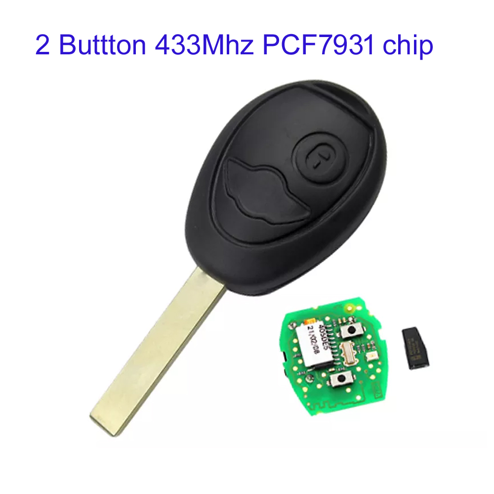 MK110132 2 button Remote Control key433MHZ With ID73 Chip for BMW Mini ...