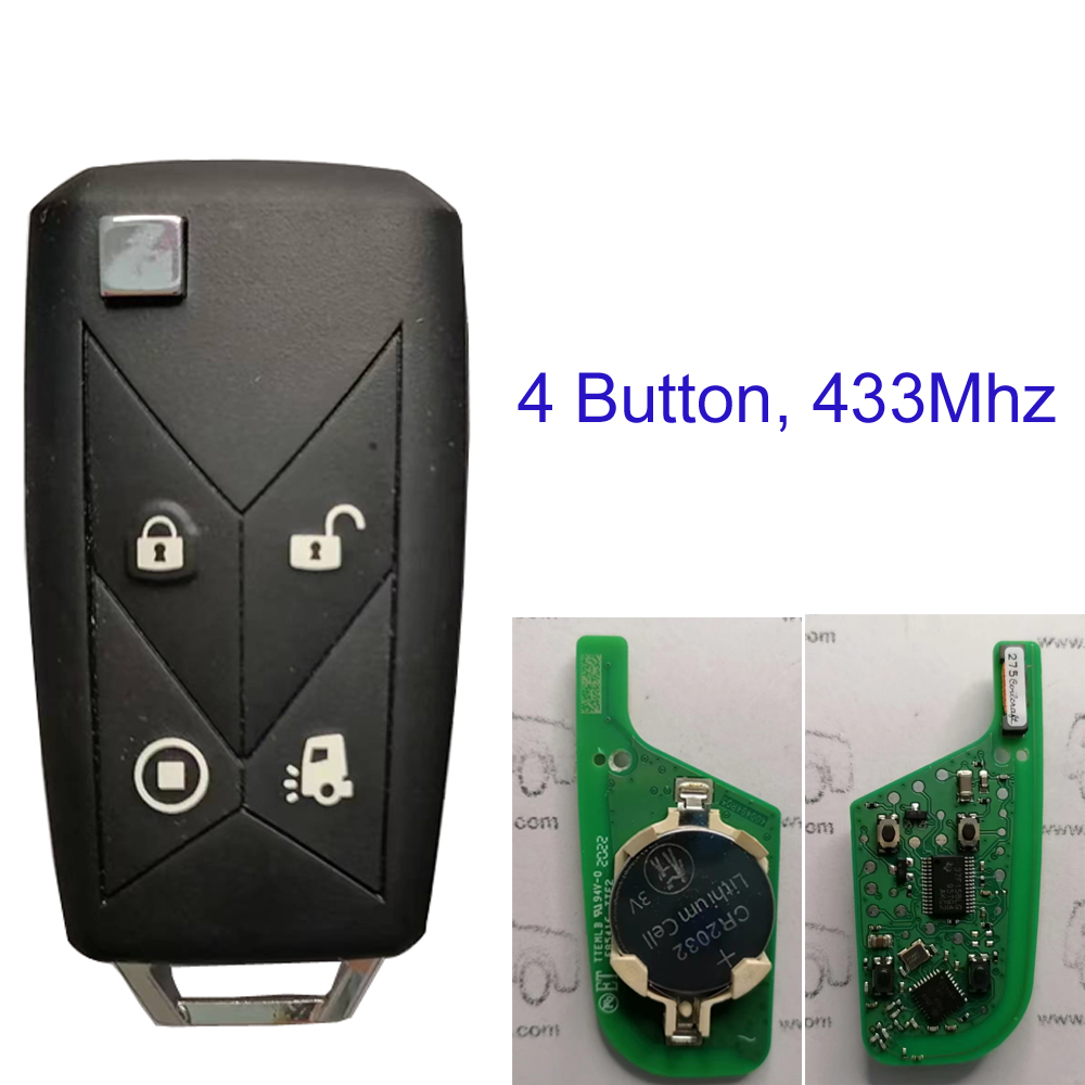 MK230053 Smart Card Key 4 button Keyless Remote Key 434mhz Hitag AES 4A ...