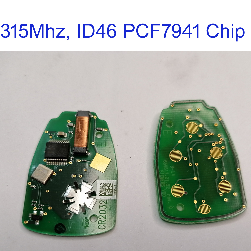MK300043 3+1 Button 433mhz Flip Key for Jeep W-rangler 2018 PCF7939M ...