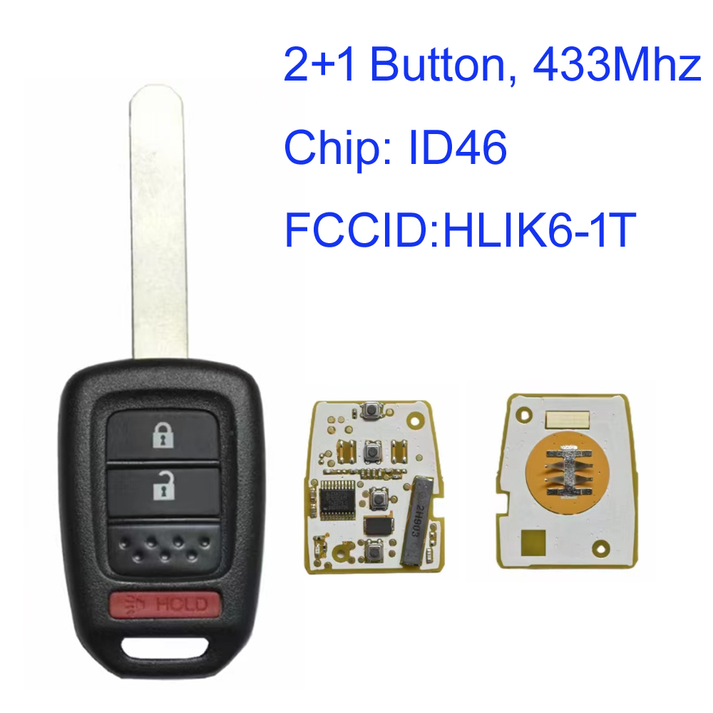 MK180272 2 Button Smart Remote Key 313.8MHZ ID46 Chip for Honda CRV ...