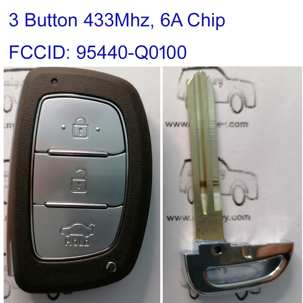 MK140112 4 Button 433MHz Smart Key for H-yundai Car Key Fob 95440-M5300 ...