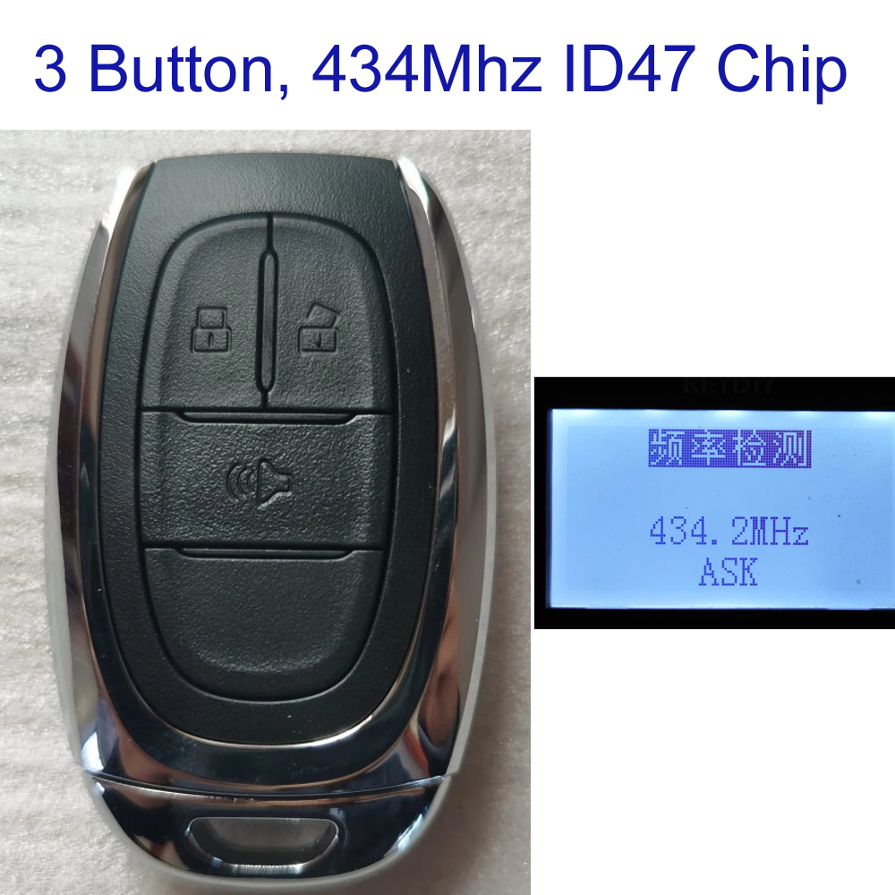 MK190225 Original 2+1 Button 433mhz Smart Key for C-HR BR2EX 8A Chip ...
