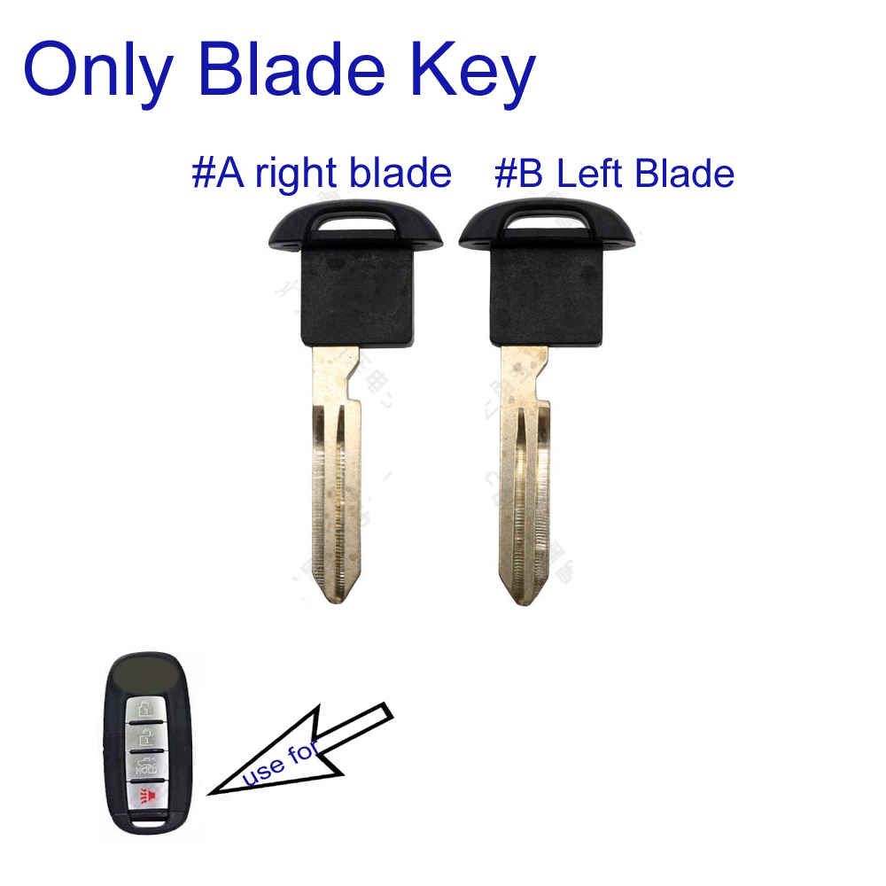 FS210005 Emergency Remote Key Blade Blades for N-issan I-nfiniti Auto ...