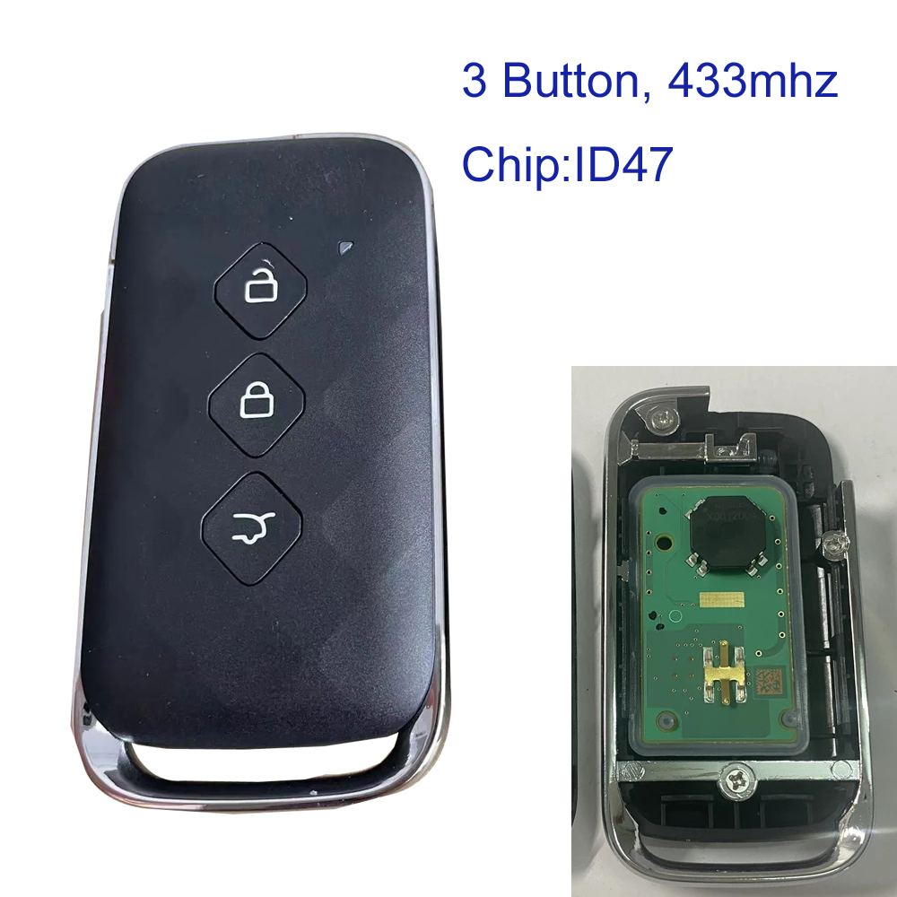 MK190170 2 Button 312MHz ASK Smart Key for T-oyota Vitz Ractis IST 2005 ...