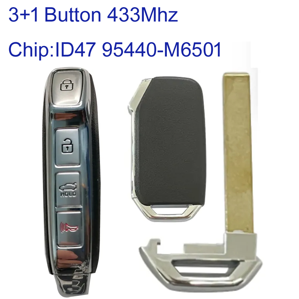 MK130104 3 Button 433MHZ Smart Card Smart Key for Kia Ceed 95440 A2900 ...