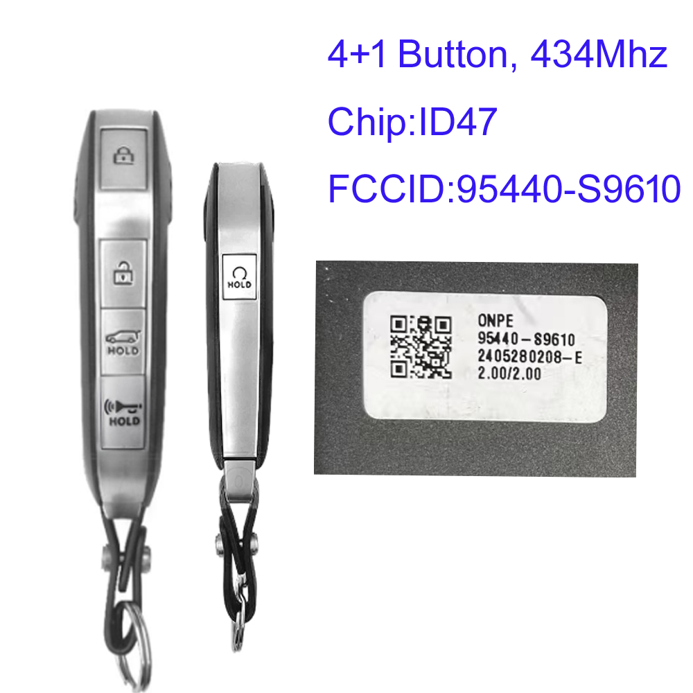 MK130104 3 Button 433MHZ Smart Card Smart Key for Kia Ceed 95440 A2900 ...