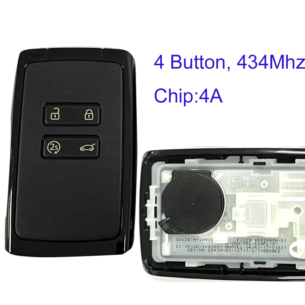 MK350030 3 Button 433Mhz PCF7952 ID46 Smart Key Fob for M-itsubishi ...
